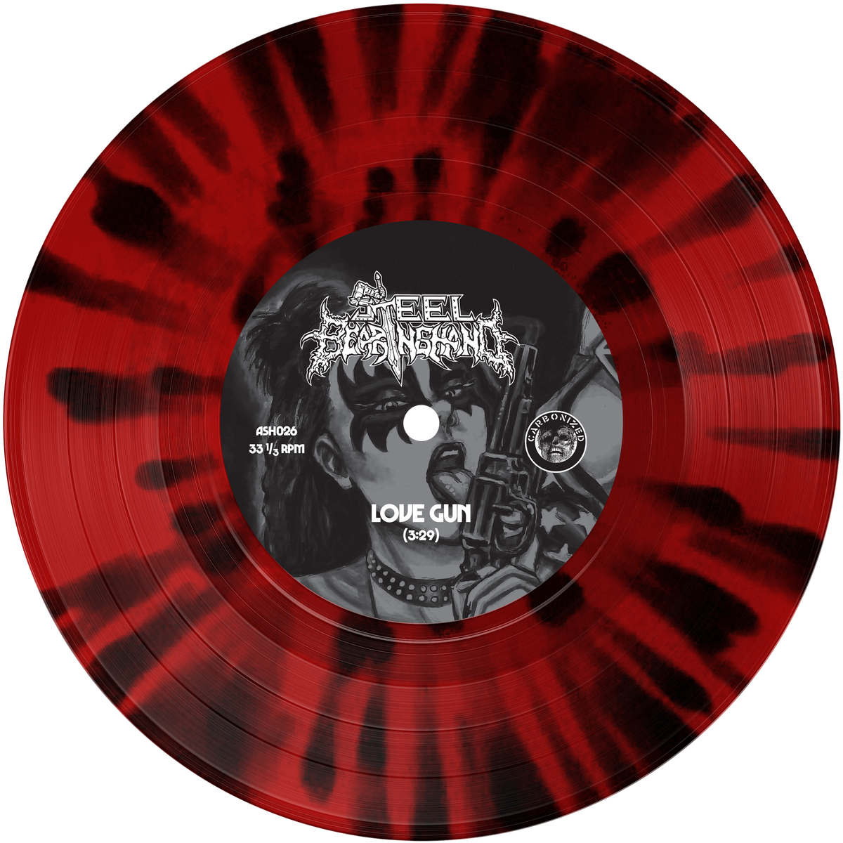 Nekrofilth / Steel Bearing Hand Blood Red Black Splatter Vinyl ...