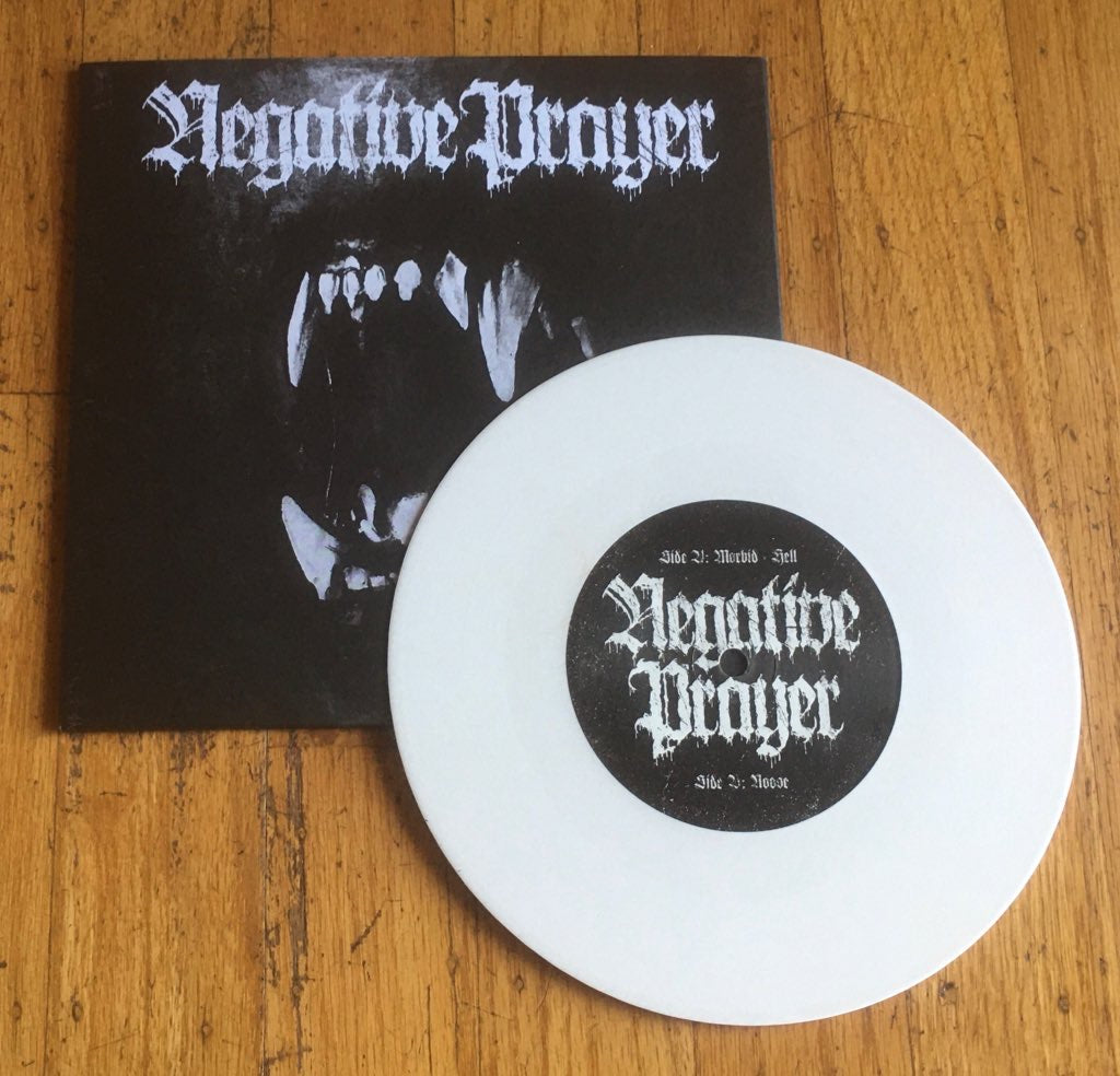 Negative Prayer - "S/T" White Vinyl – Carbonized Records